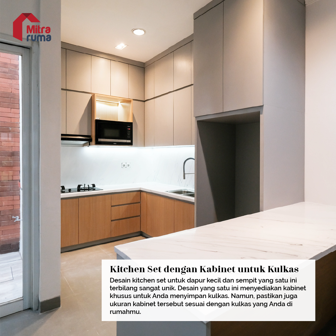 10 Model Kitchen Set Minimalis Untuk Dapur Sempit | Mitraruma