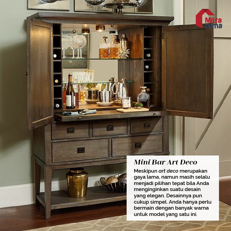 12 Desain Mini Bar Beserta Tips Memilihnya | Mitraruma