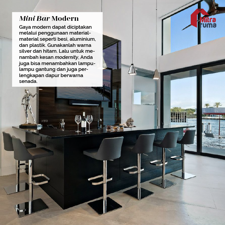 12 Desain Mini Bar Beserta Tips Memilihnya | Mitraruma