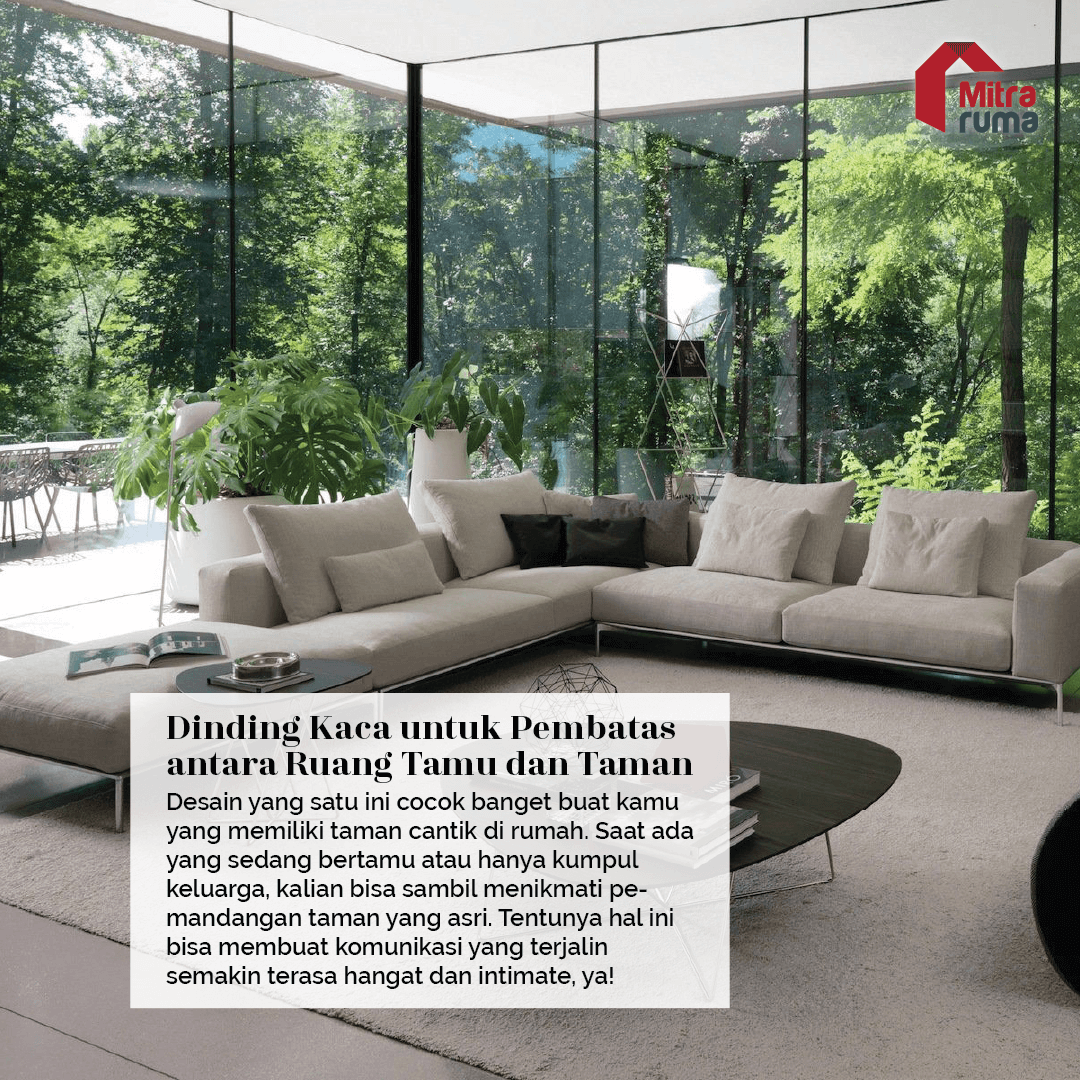 Inspirasi Menggunakan Dinding Kaca untuk Hunian Anda | Mitraruma