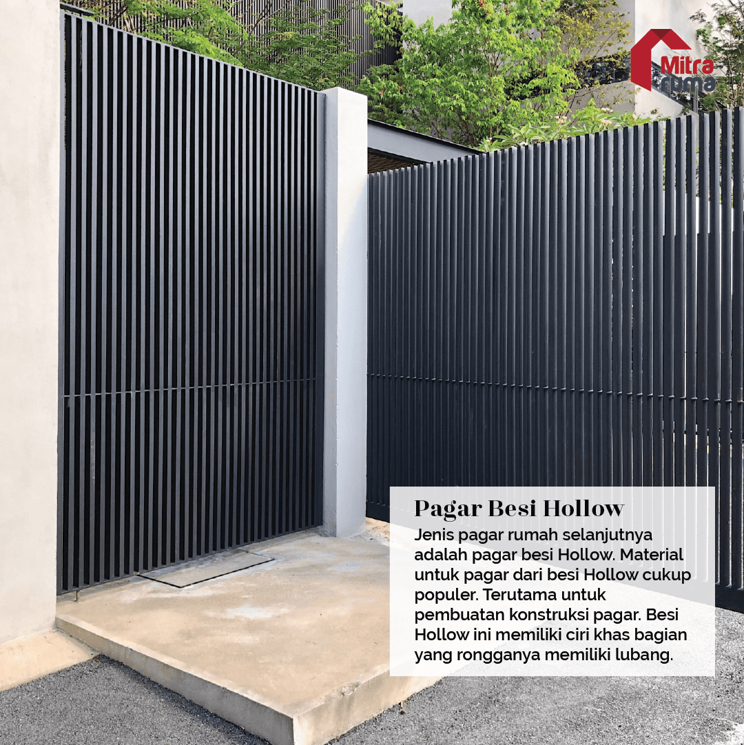 Lagi Renovasi Pagar Rumah? Yuk Kenali Jenis-Jenis Pagar Rumah ...