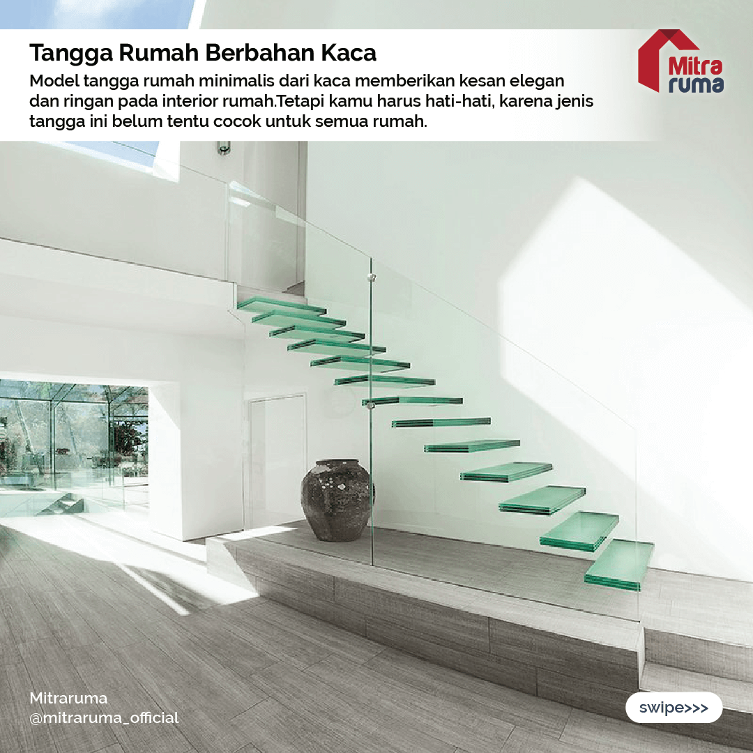 6 Model Tangga Rumah Minimalis dan Estetik | Mitraruma