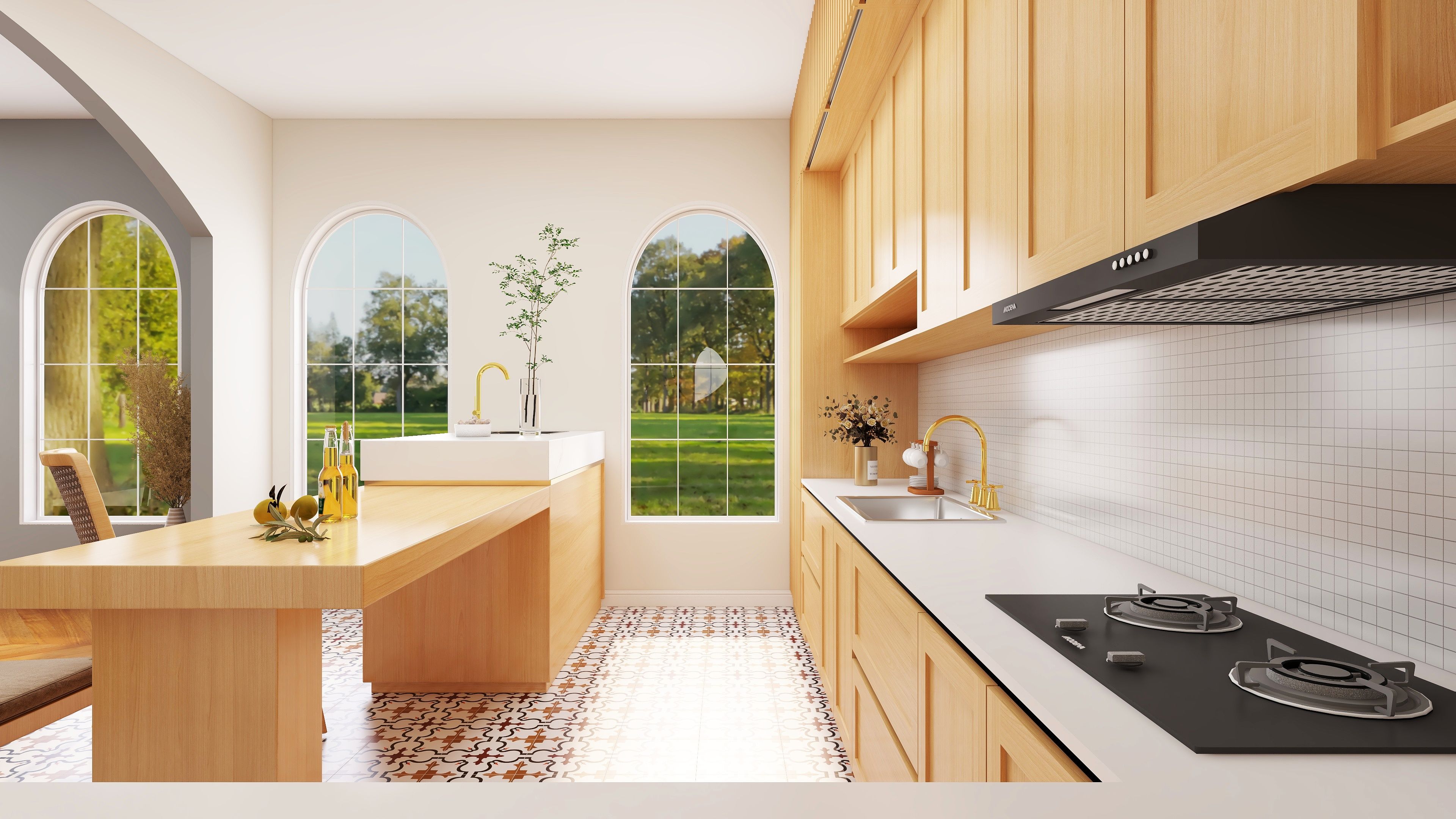 Kitchen Set Design Trend: Back To Nature and Warm | Mitraruma