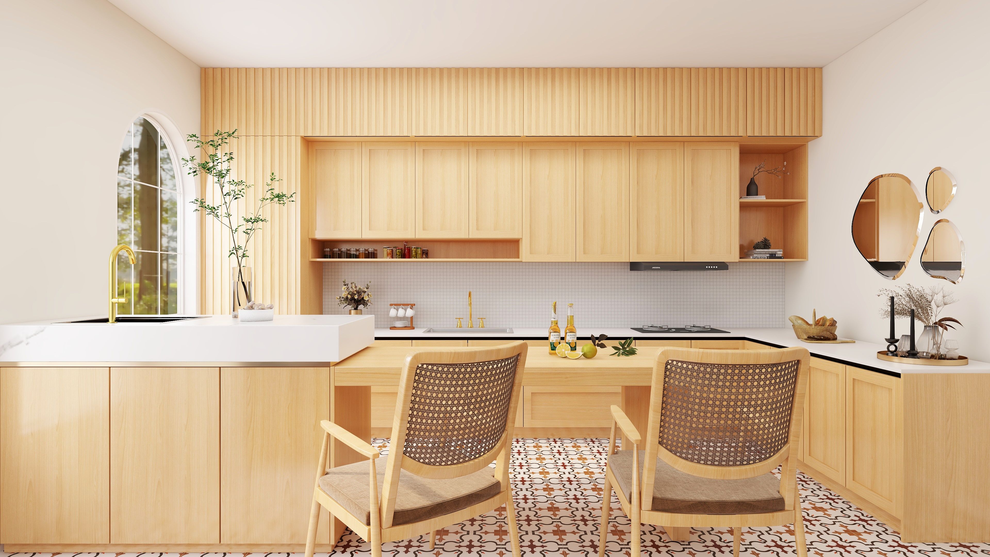 Kitchen Set Design Trend: Back To Nature and Warm | Mitraruma