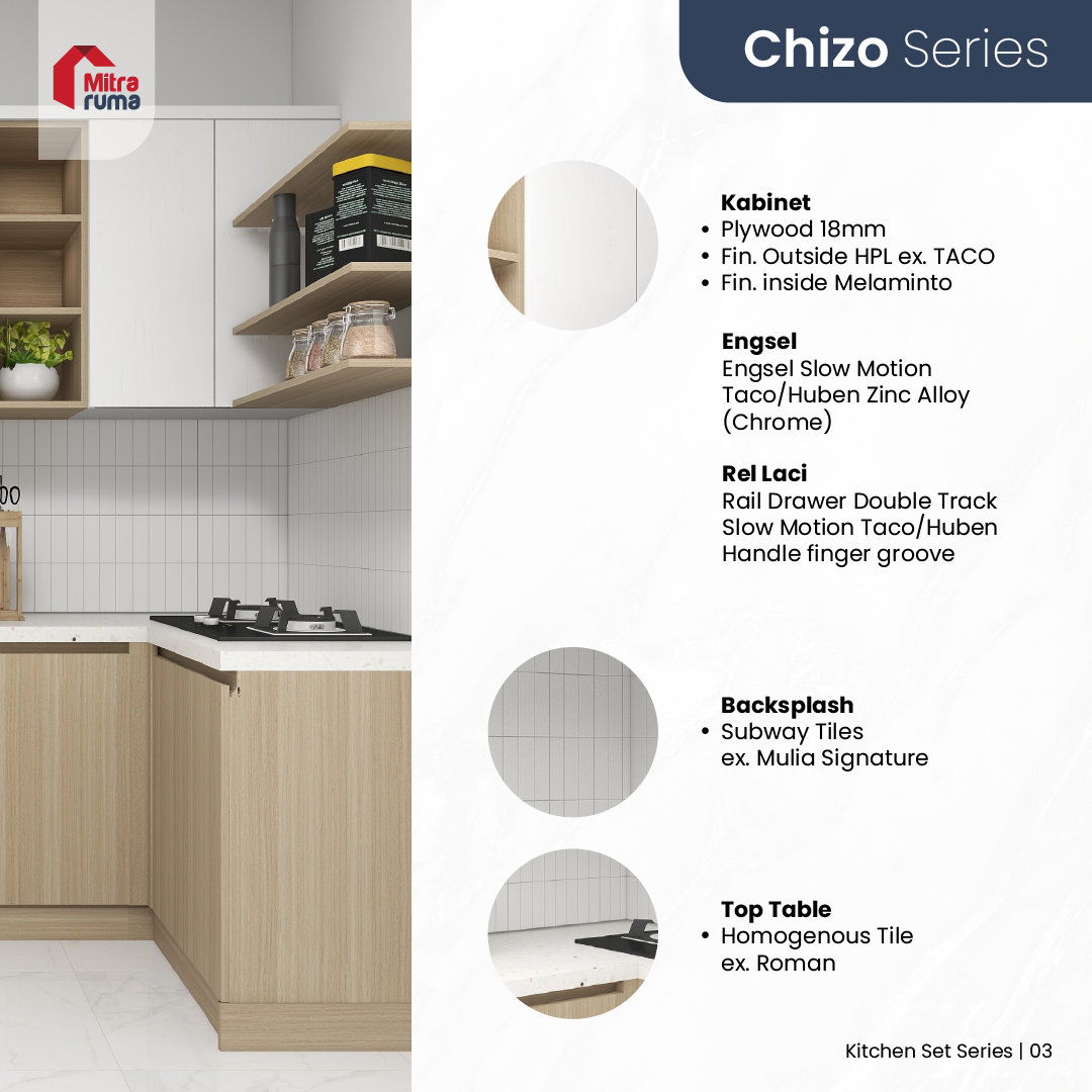 Jasa Pembuatan dan Pemasangan Kitchen Set | Mitraruma