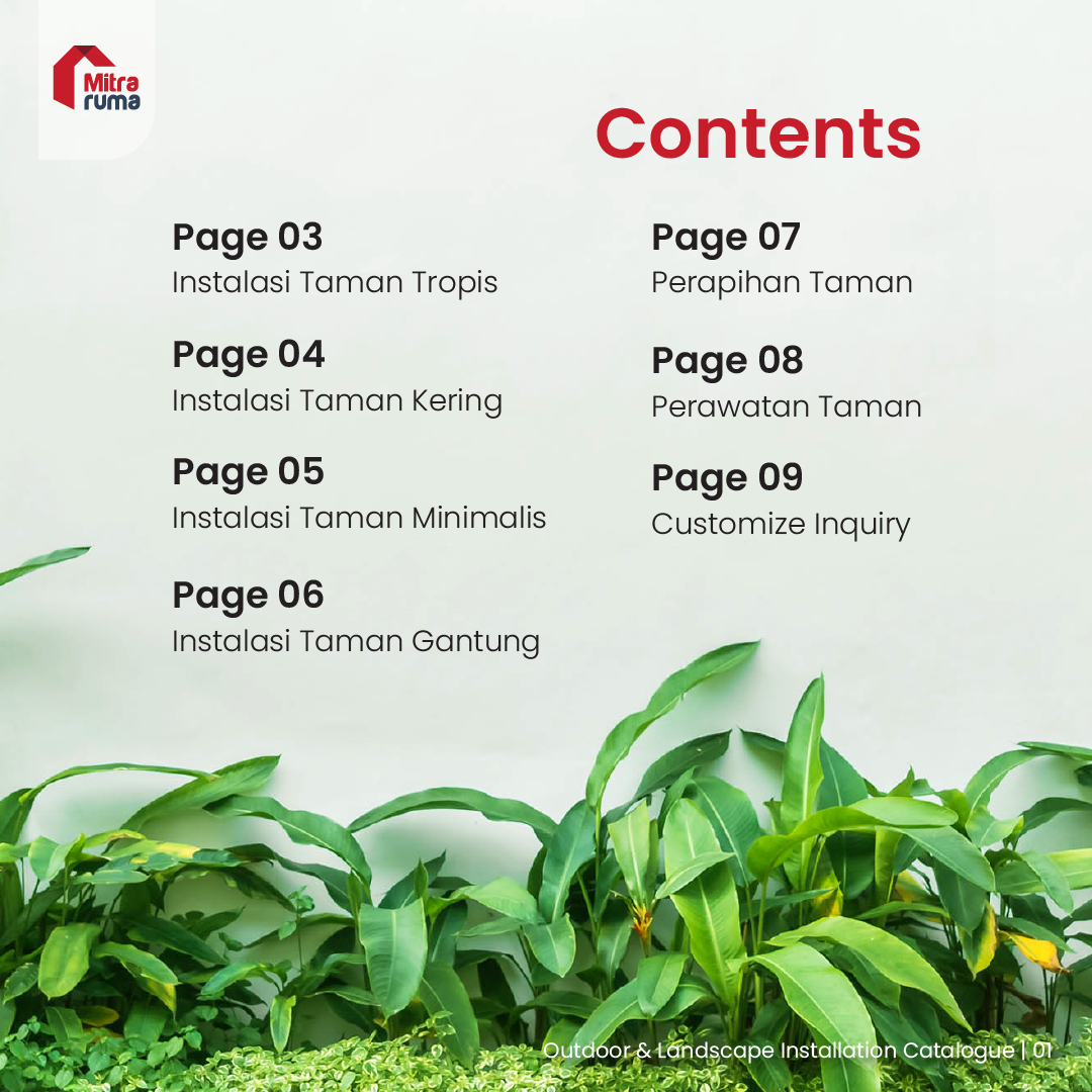 Katalog Outdoor & Landscape | Mitraruma
